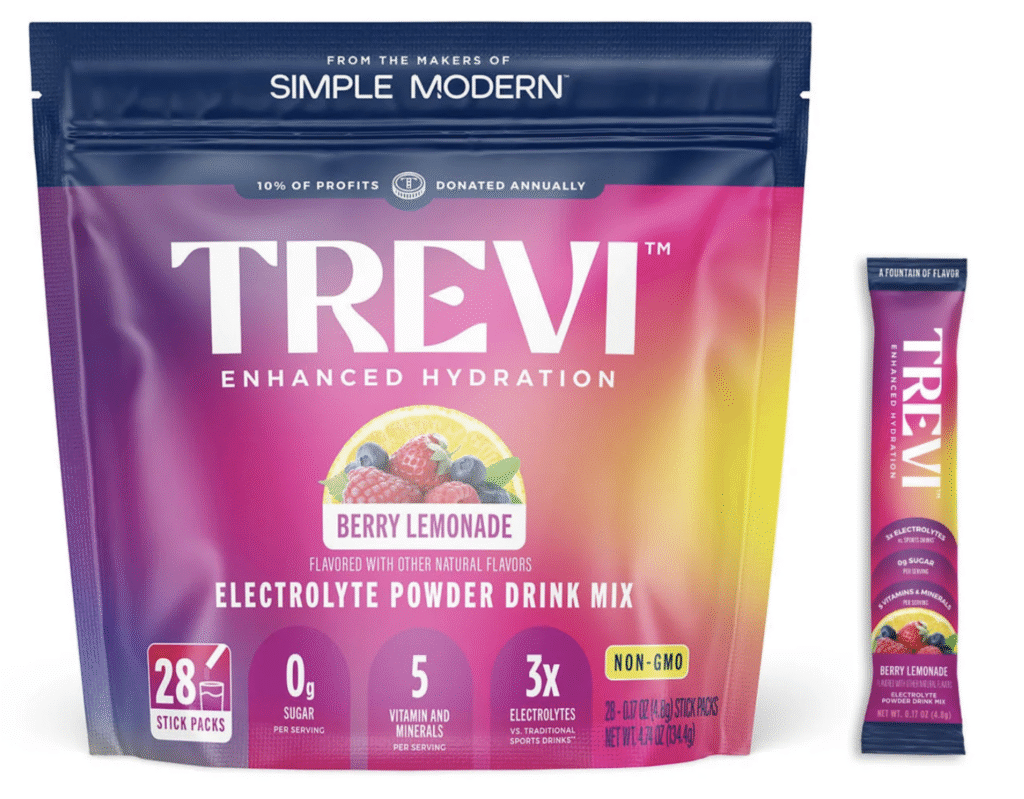 trevi berry lemonade electrolyte powder